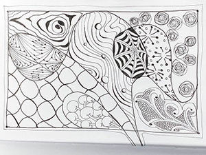 Zen doodle and art in these crazy times – …. by Claudia Willison